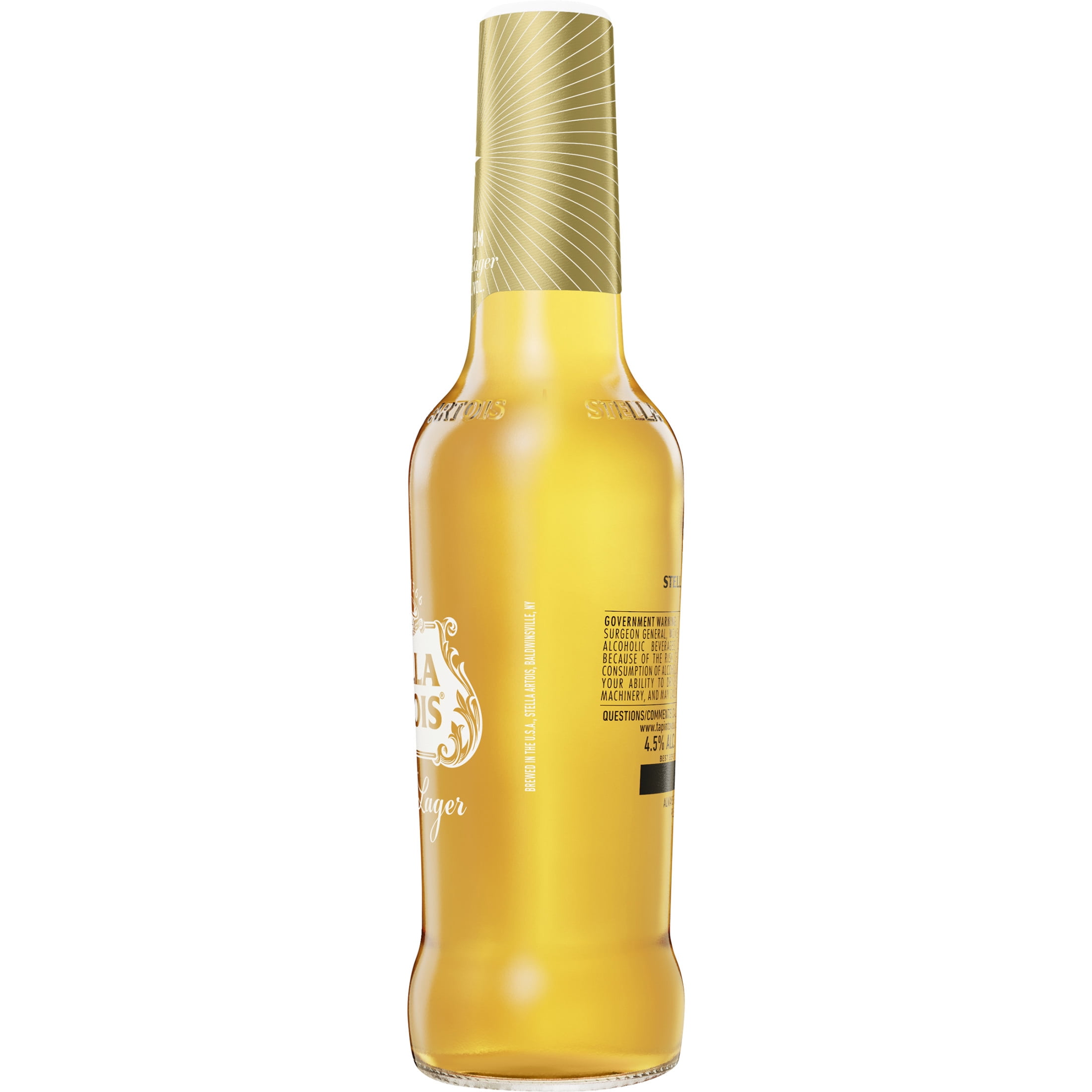 Stella Artois Solstice Lager, 11.2 fl. oz. Bottle, 5.4% ABV - Walmart.com