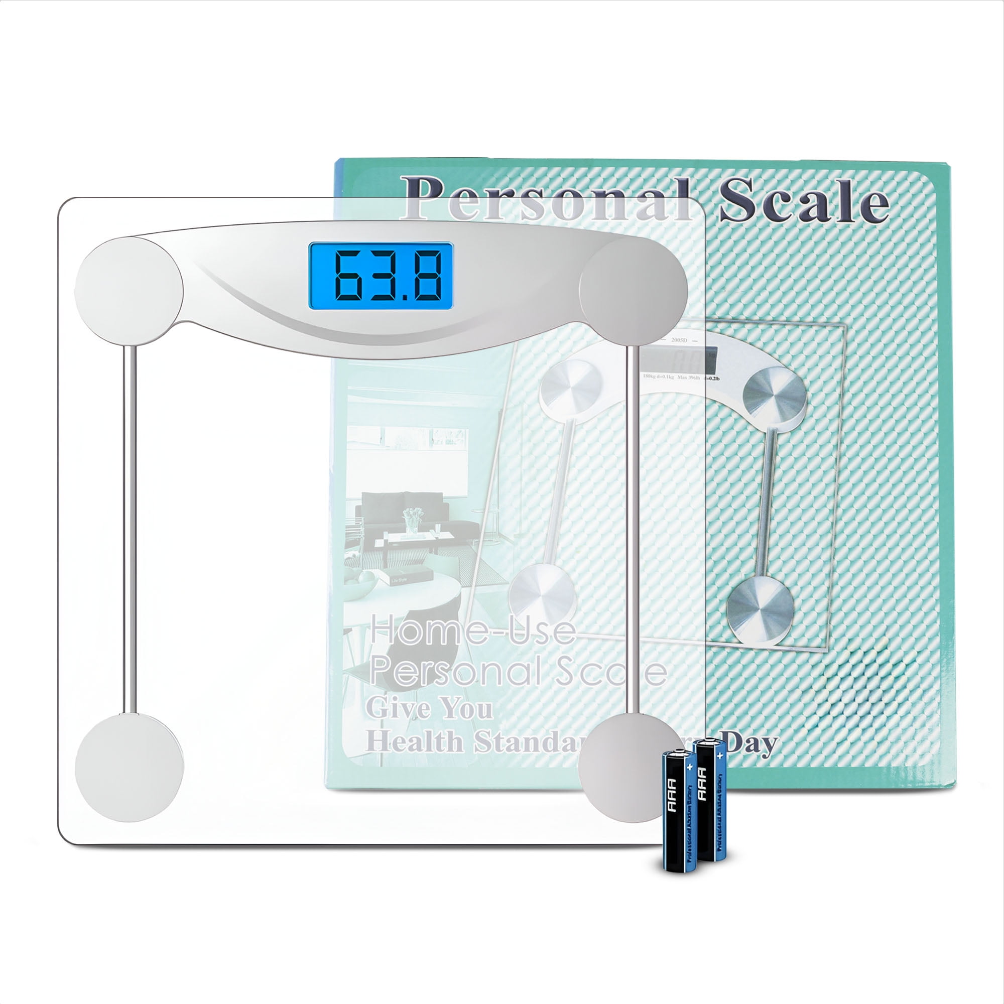 Báscula Corporal Digital Personal Bodyfit Vidrio Templado 180 kg ...