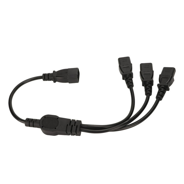 IE Y Splitter Cable,IEC 320 C14 to IE Maleto X Female Y Splitter Power ...