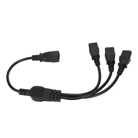 IE Y Splitter Cable,IEC 320 C14 to IE Maleto X Female Y Splitter Power ...