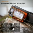OLIGHT Array 2 Pro 1500 Lumens Headlamp with Red Light Option, Powered ...