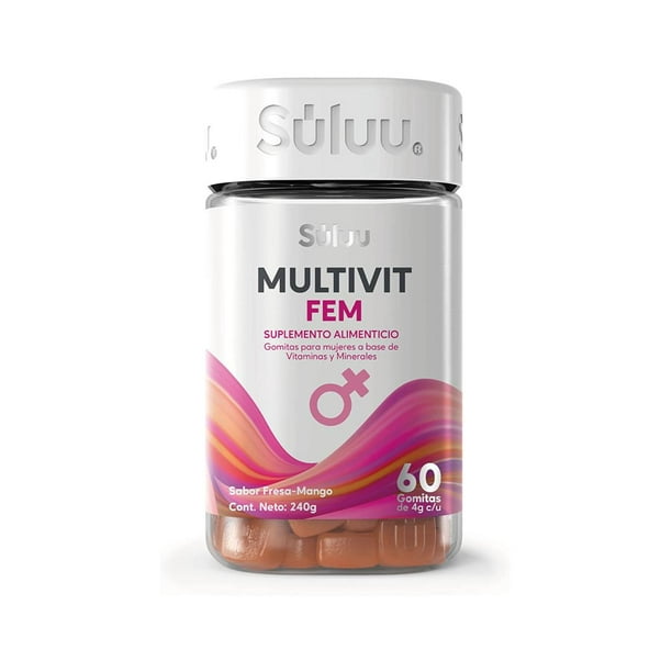 Gomitas Súluu Multivit FEM Súluu Gomitas Suplemento | Walmart en línea