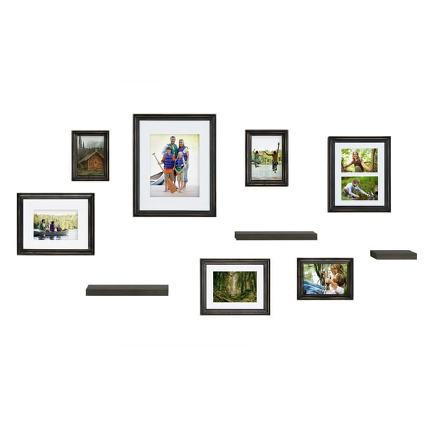 Kate and Laurel 5 x 7 Black Picture Frame 10 Count - Walmart.com