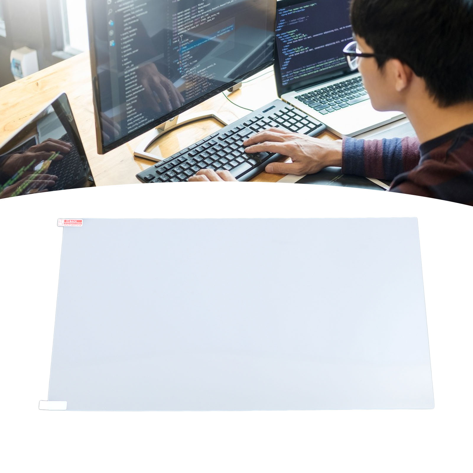 Protector de Pantalla de Bloques de Luz Azul, 19.5 Pulgadas 16: 9 Pet ...