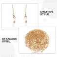 BESTYASH Fashionable Golden Sunglasses Chain with Rubber Ends and Rust ...