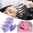 Silicone Scalp Massager Scalp Scrubber For Hair Growth With Soft Bristles Scalp Exfoliator