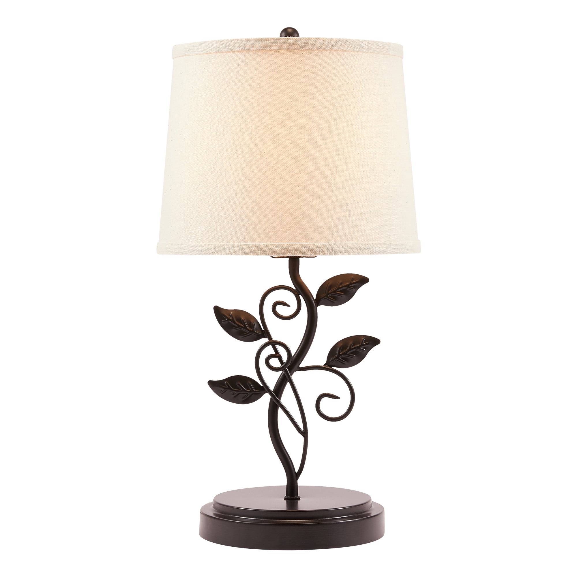 Bestco 19" Modern Organic Table Lamp Desk Lamp with Metal Vines and ...