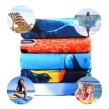 JML 100% Cotton Beach Towel, Soft Quick Dry, Absorbent, 28x58, Patterns ...