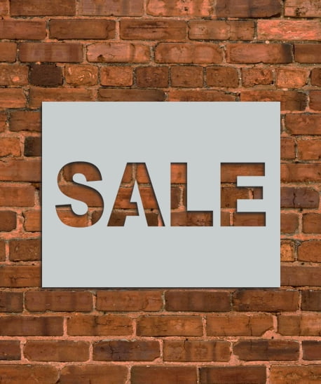 SALE Sign Stencil - Walmart.com