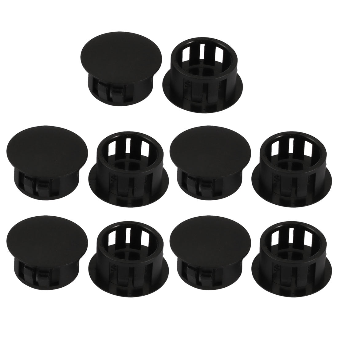 Click here for Unique Bargains 10pcs 16mm Dia Black Plastic Tubin... prices