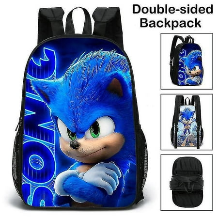 Custom Double-sided Backpack - Sonic The Hedgehog Multicolor | Walmart ...