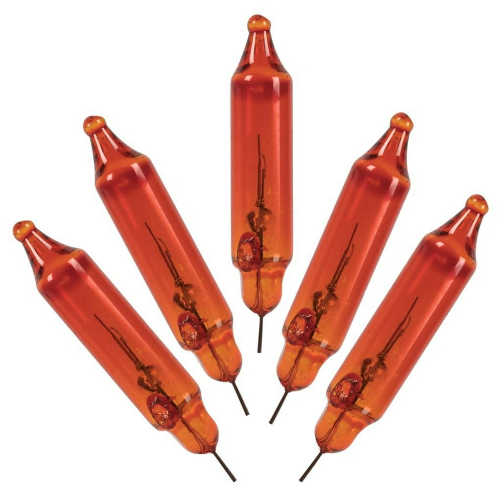 Vickerman 646724 2 5 Volt 200 Ma Pinched Base Glass Amber