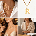 DESIGNICE 2026 New Initial Necklaces for Women A Z Personalized ...