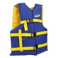 Seachoice Level 70 Life Jacket, Adjustable Boat Vest, Blue/Yellow ...