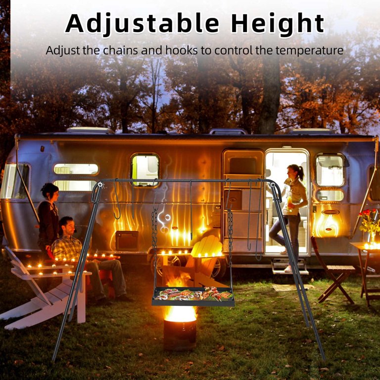 Butane Stove Lineslife Campfire Cooking Stand With Adjusatble Chains ...