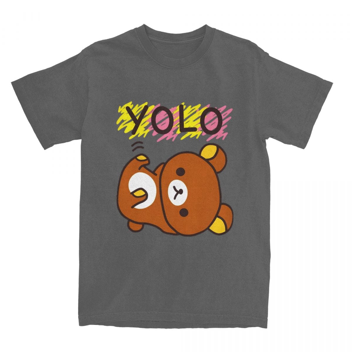 Rilakkuma YOLO for Men Women T Shirt Humor Tee Shirt Short Sleeve ...