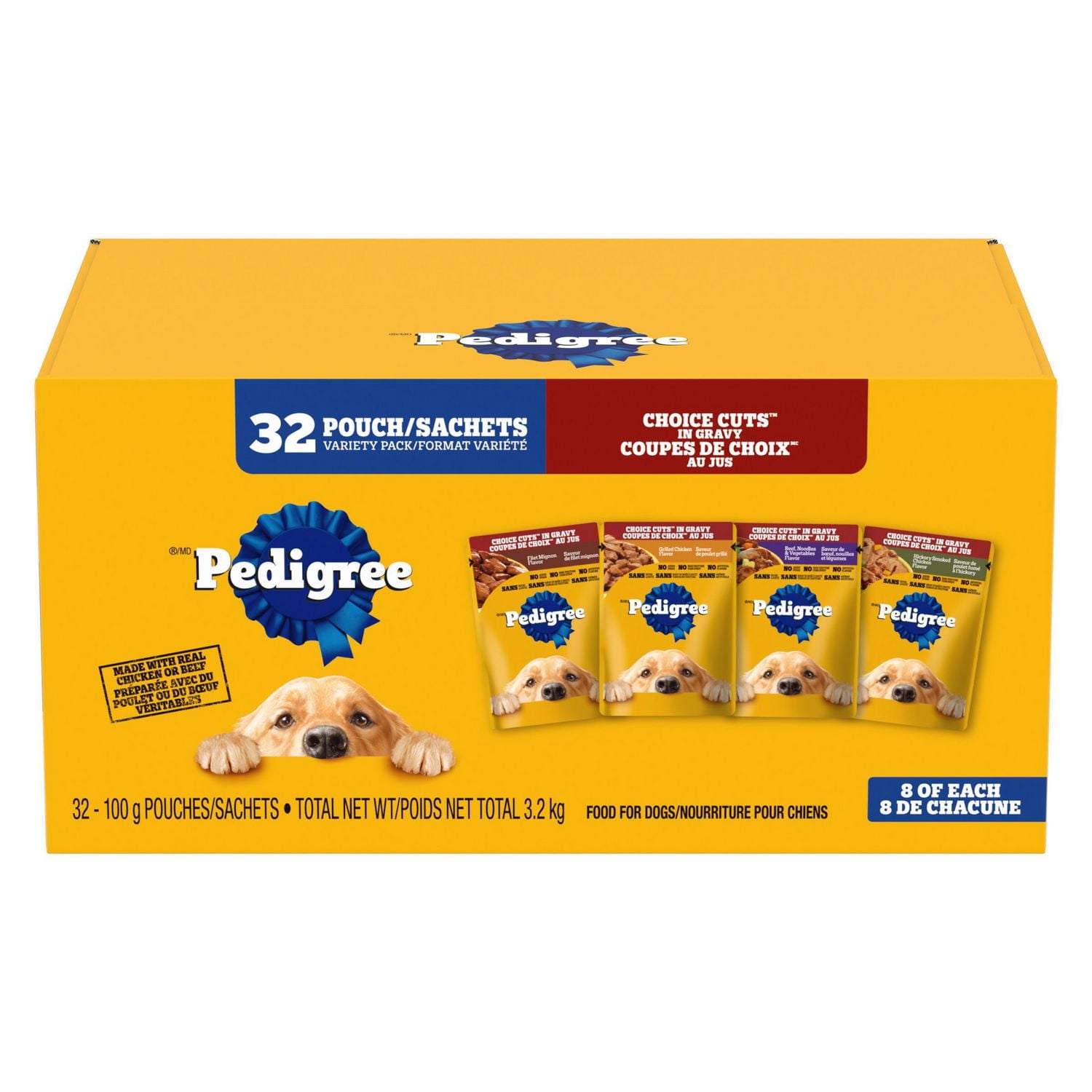 Click here for Pedigree Adult Wet Dog Food Choice Cuts In Gravy F... prices