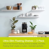 Delta Cycle Slim Floating Wall Shelves 36x8x1 - Walmart.com