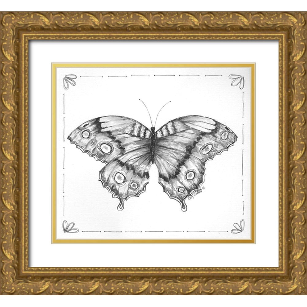 Shamp, Cindy 13x12 Gold Ornate Wood Framed with Double Matting Museum ...