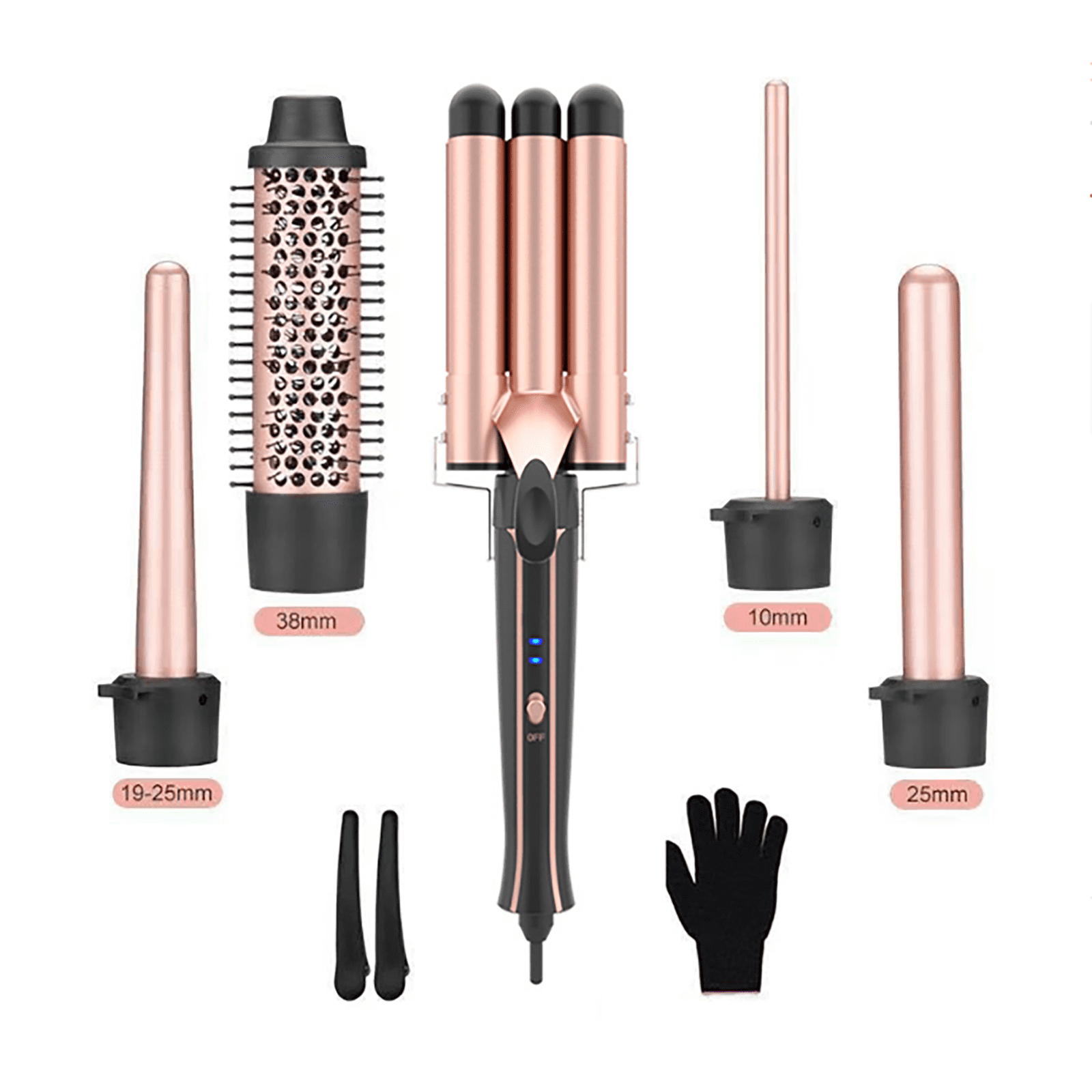 Click here for Amdohai Hair Curling Iron  5 In 1 Curling Wand Set... prices