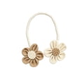 2Pcs Flower Curtain Tiebacks, Twist Rope Sunflower Curtain Ties for ...