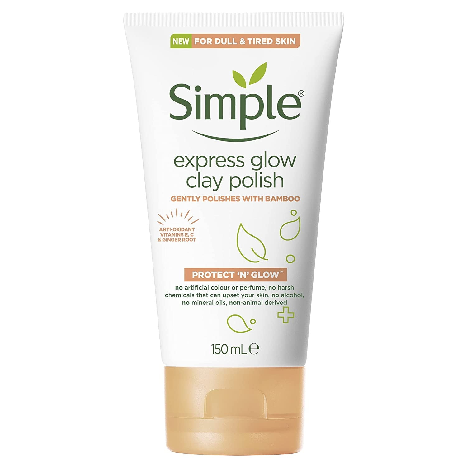 Simple Express Glow Clay Polish, 150 ml/5.07 oz - Walmart.com