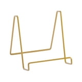 Tripar 6" Gold Painted Square Wire Display Stand for Plates, Artwork ...