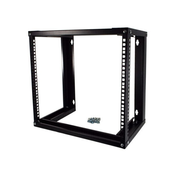 CNAweb 19 Inch Open Frame 9U Wall Mount Network Rack Cabinet, 18 Inches ...
