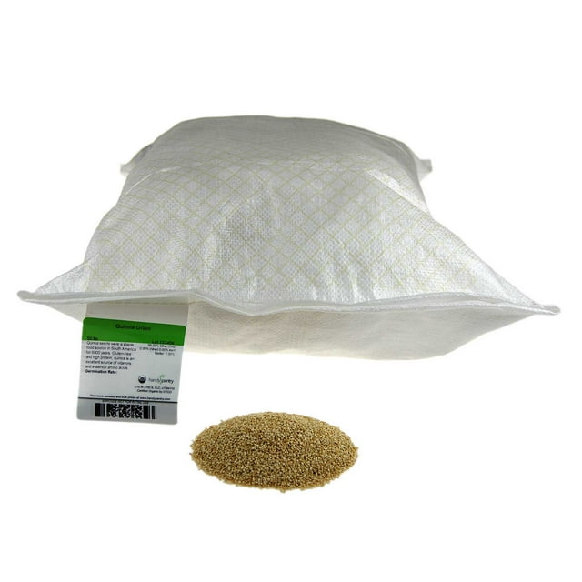 Organic Quinoa Seed- 50 Lbs Bulk - Quinoa Grain Seeds - For Flour ...