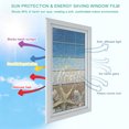 Beach Shell Starfish Ocean Window Privacy Film, Rainbow Film Decorative ...