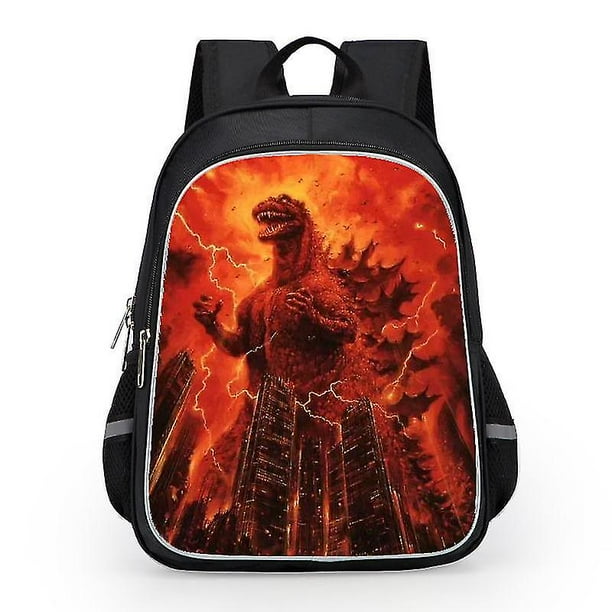 Godzilla Print School Bag Kids Waterproof Backpack - Walmart.ca