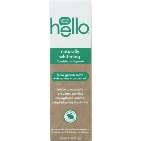 Hello - Naturally Whitening Fluoride Toothpaste, 4.7oz | Walmart Canada