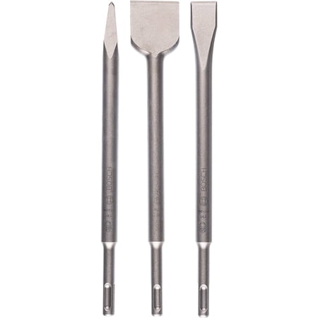 3 pieces it of SDS plus chisels (for concrete and masonry, accessories ...