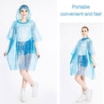 Agiufgs Raincoat Set Plastic 2.56 in, Compact & Protective with space ...