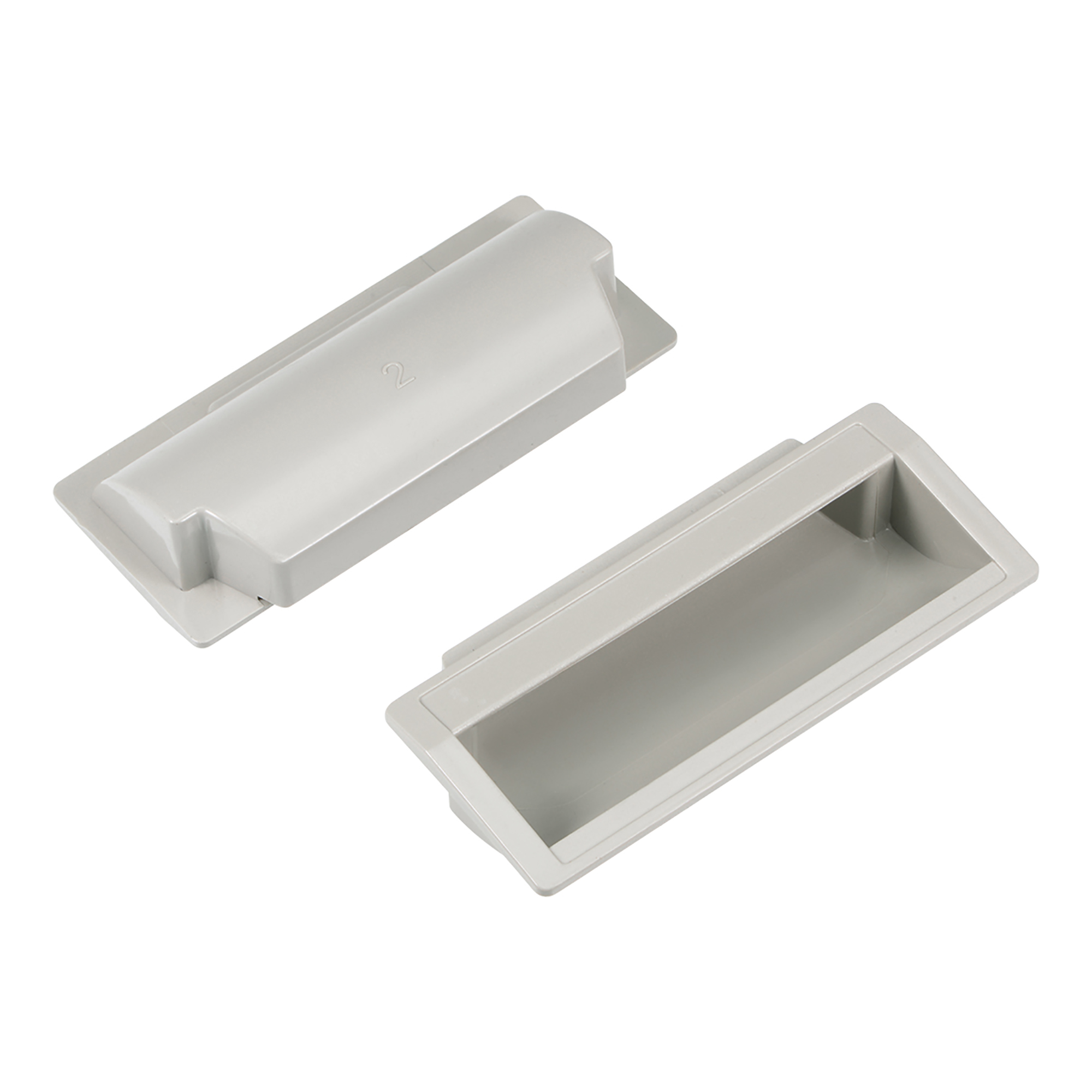 Uxcell 91x43x19mm Flush Pull Finger Insert Recessed Cabinet Door ...