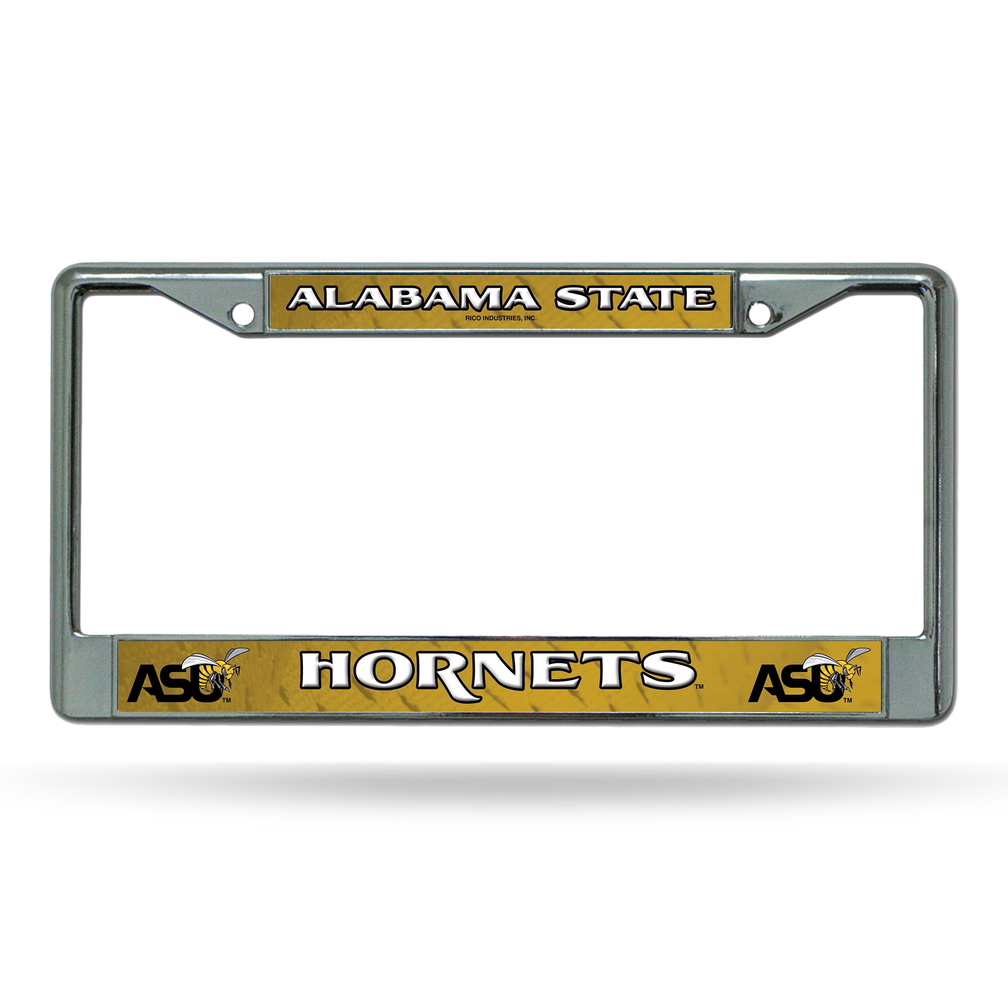 Alabama State Hornets Chrome Metal License Plate Frame - Walmart.com