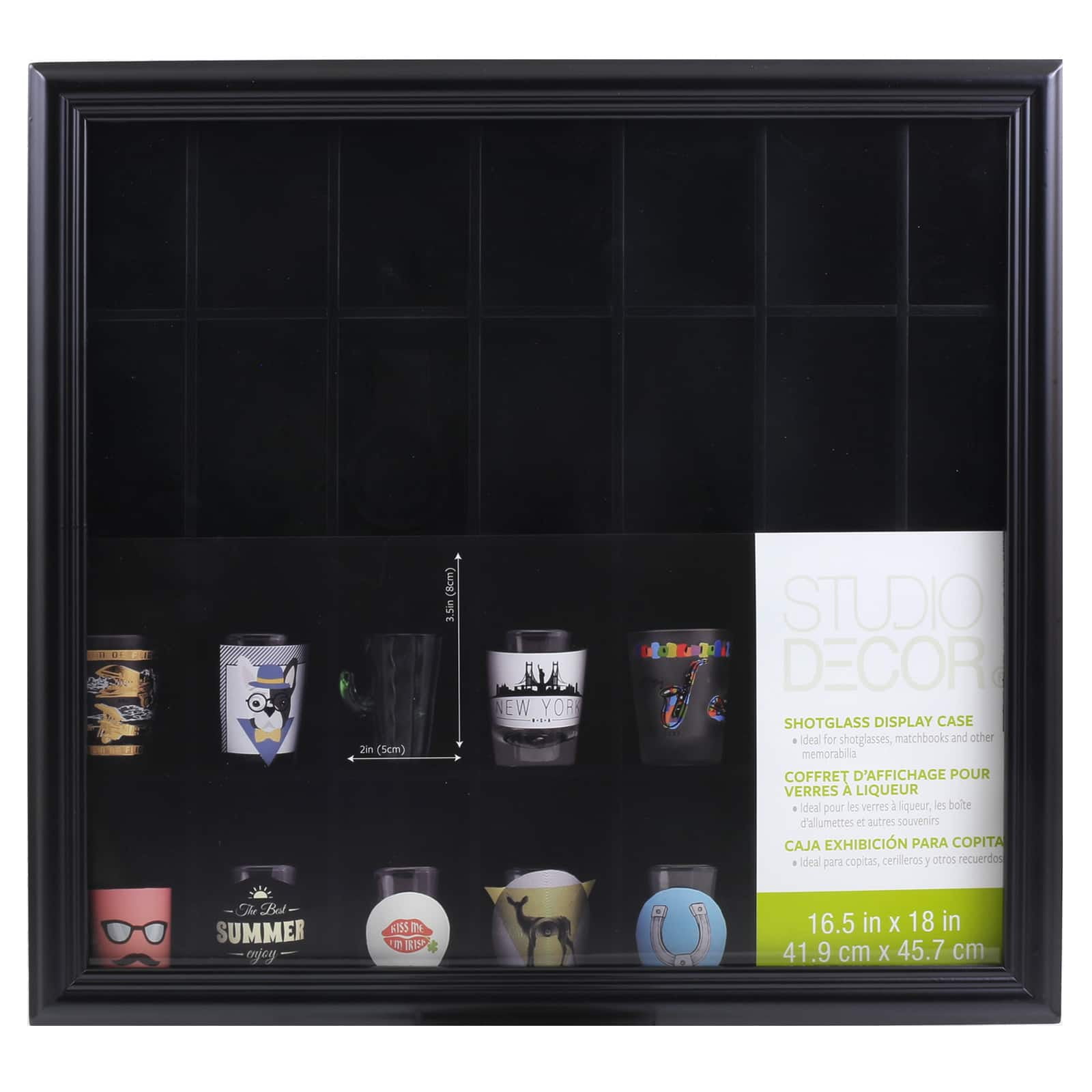 6 Pack: Shot Glass Display Case by Studio Décor® - Walmart.com