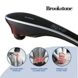 Brookstone Handheld Percussion Body Massager, 4 Vibration Modes, 5 ...