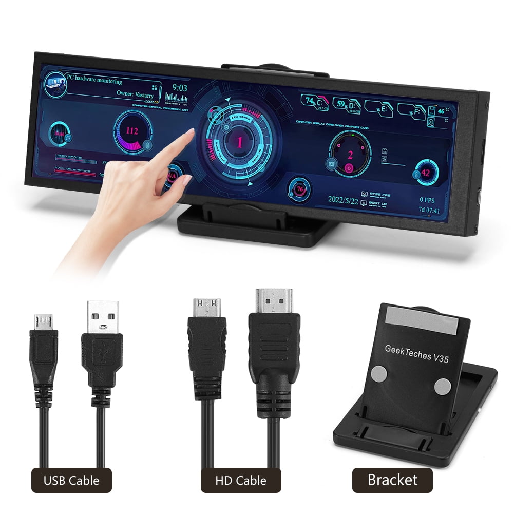 8 Monitor de pantalla IPS de 8 pulgadas 480X1920 Monitor LCD para ...