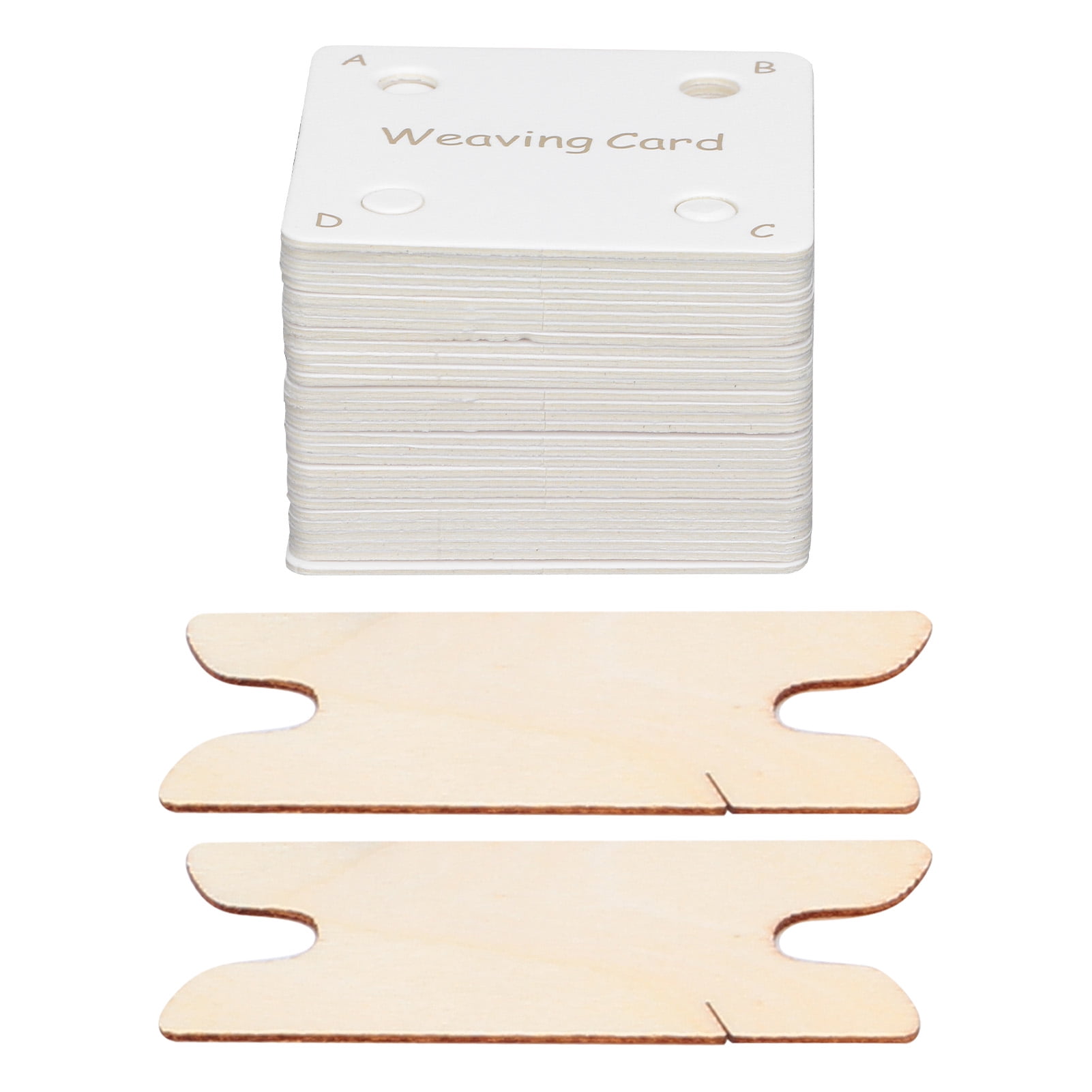 Buy EZSPTO Weaving Cards Table DIY Craft Hand‑Made Paper Loom Tools ...