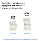 Brother Genuine LC3013BK High-yield Black Printer Ink Cartridge ...