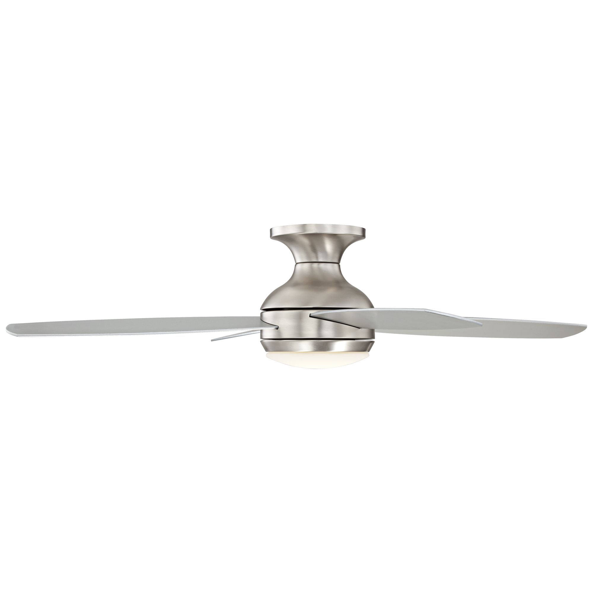 52 Casa Elite Brushed Nickel Led Hugger Ceiling Fan | Shelly Lighting