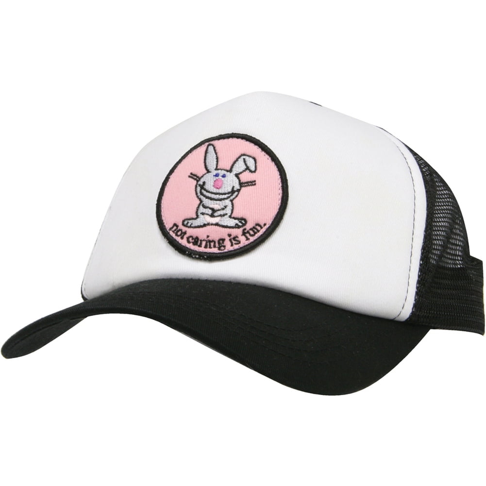 Click here for Its Happy Bunny Happy Bunny - Not Caring Trucker C... prices