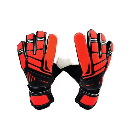 Soccer Goalkeeper, Goalkeeper Gloves, Kids Soccer Gloves, Orange, With ...