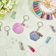 DIY Acrylic Suede Tasse Keychain Making Kits Mixed Color - Walmart.com