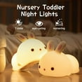Cute Bunny Kids Night Light,Baby Birthday Gifts Mom Women Teenage Girls ...