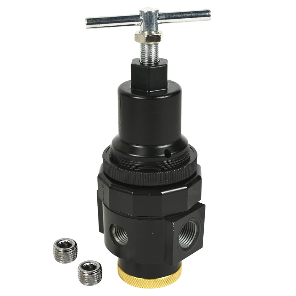 Interstate Pneumatics W1160T 3/8" Standard W/"T" Handle Air Regulator 0 ...