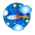 Wuzstar Modern Cartoon Rocket Ceiling Light Cloud Star Close to Ceiling ...