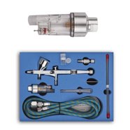 Gravity Feed Airbrush,Spray Pump Mini Airbrush Set Painting Makeup ...