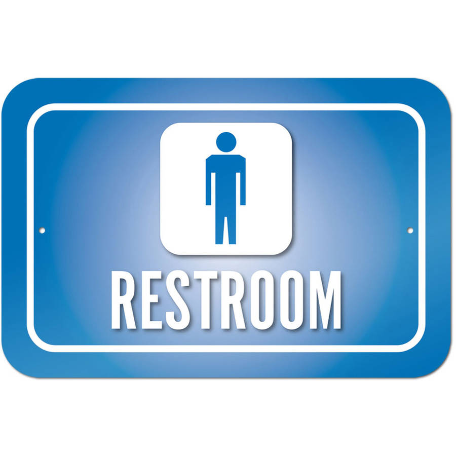 Men's Restroom Sign - Walmart.com